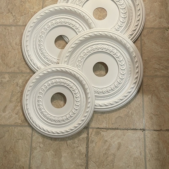 Accents | Ornate White Ceiling Medallions Set Of 2 | Poshmark